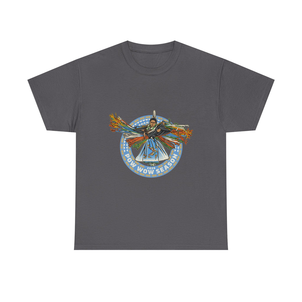 2026 Pow Wow Season Fancy Shawl T-Shirt – Pow Wow Nation Shop