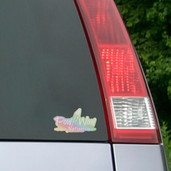 Pow Wow Nation Holographic Sticker – Pow Wow Nation Shop